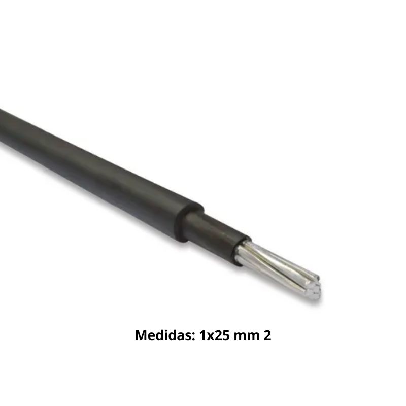 CABLE ALUMINIO BT XLPE/PVC 1X25 MM2 - Electricenter