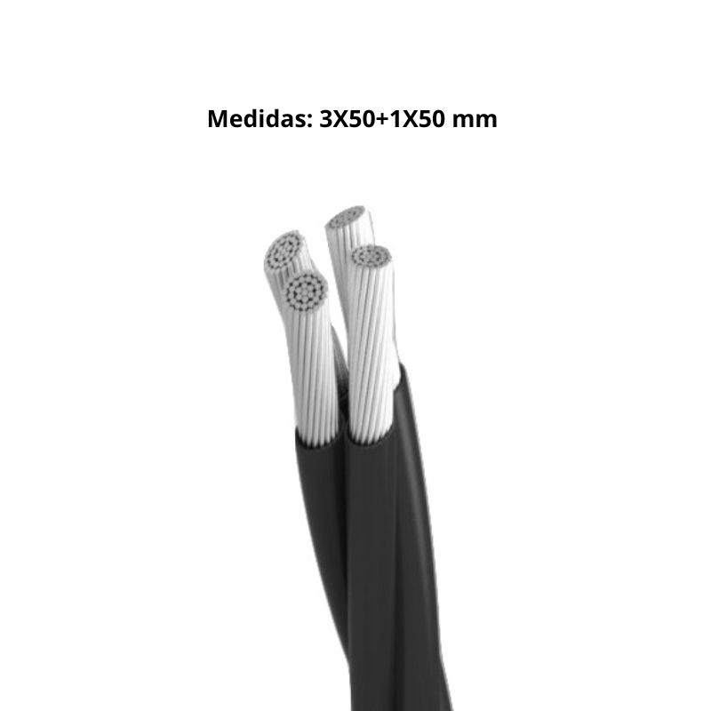 CABLE ALUMINIO PREENSAMBLADO 3X50+1X50MM - Electricenter