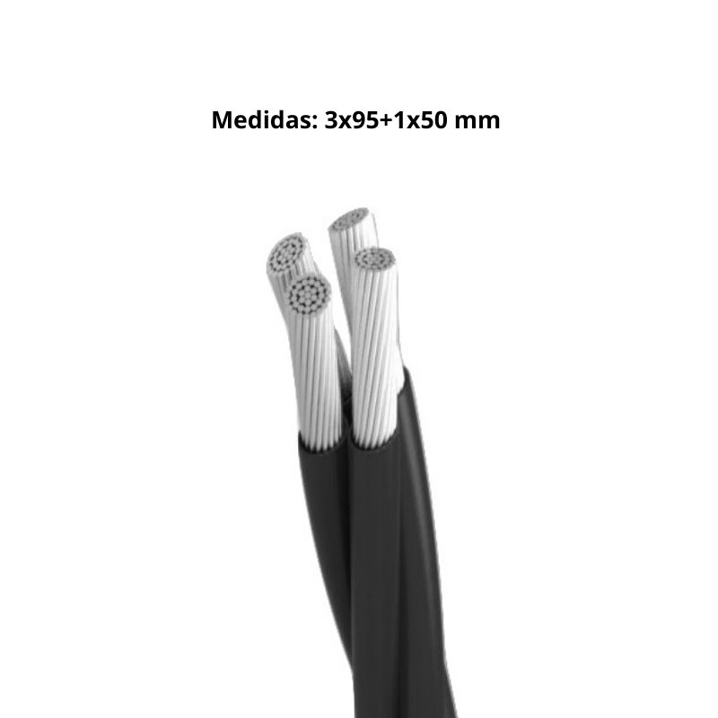 CABLE ALUMINIO PREENSAMBLADO 3X95+1X50MM - Electricenter