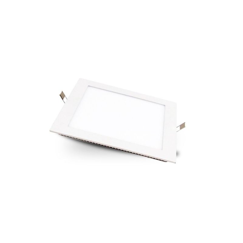 PANEL LED EMBUTIDO 18W 6000K CUADRADO - Electricenter