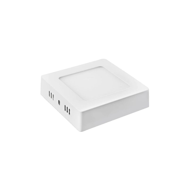 PANEL LED SOBREPUESTO 12W 6000K CUADRADO - Electricenter